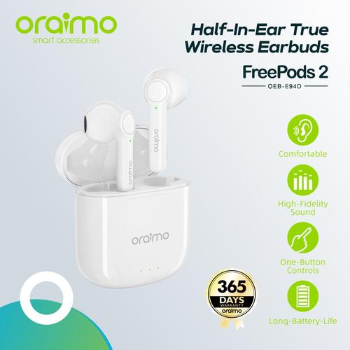 Jual Oraimo Freepods 2 TWS Bluetooth Earphone Wireless Headset OEB-E94D ...