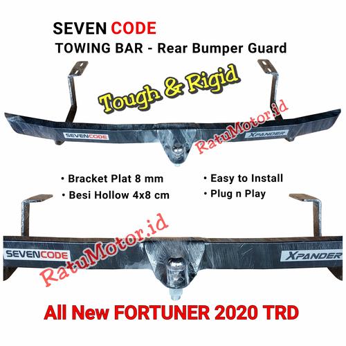 Jual SEVEN CODE Towing Bar 8mm FORTUNER 2020 TRD / Rear Bumper Guard ...