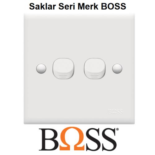 Jual Saklar Seri/2 Gang Merk BOSS model Clipsal - +INBOW - Jakarta ...