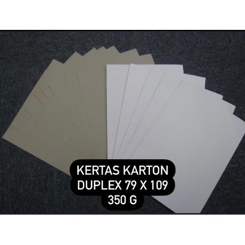 Jual Kertas duplex plano 350 gram 79cm x 109 cm - Jakarta Selatan ...