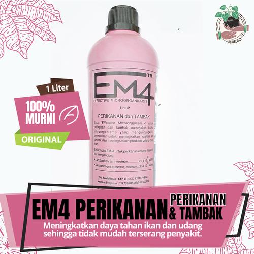 Jual PROBIOTIK TAMBAK EM4 PINK PERIKANAN 1 LITER BAKTERI KOLAM IKAN ...