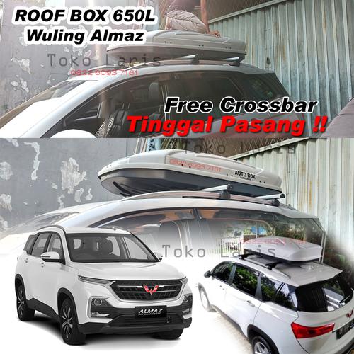Jual Roof Box Bagasi atas mobil Wuling Almaz 650L - Jakarta Pusat ...
