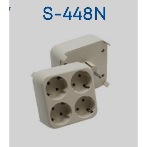Jual Uticon Stop Kontak 4 in 1 + Steker Plug S-448 NA Multi Socket 4 ...