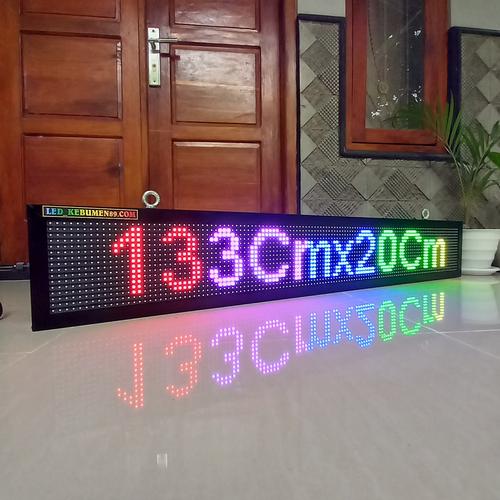 Jual running text RGB full colour,outdoor 133x20 - SMD 2727 - Kab ...