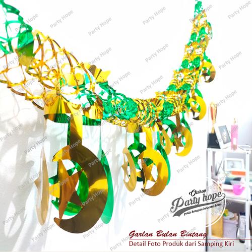Promo Hiasan Gantung Lebaran / Garland 3D Ornament / Hiasan Idul Fitri ...