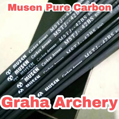 Jual ARROW MUSEN PURE CARBON - ½ Lusin, Spine 800 - Kab. Bekasi - Graha ...