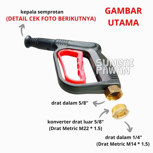 Jual Spray gun jet cleaner high pressure sprayer spruyer cuci mobil ...
