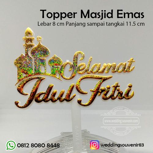 Jual Topper Masjid Emas - Jakarta Barat - Wedding Souvenir Jakarta ...