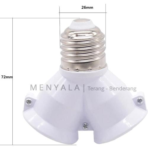 Jual Fitting Lampu E27 Sambung Panjang DownLight Fleksibel 28cm - 2 ...