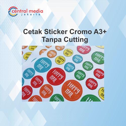 Jual Cetak Sticker Cromo A3+ TANPA CUTTING - Jakarta Pusat ...