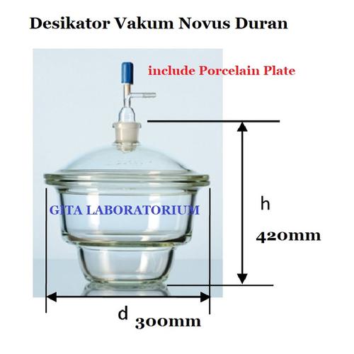 Jual Desikator Duran Vakum diameter 30 - Desiccator Vacuum Duran 30cm ...