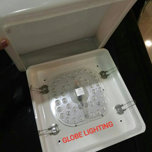 Jual KAP LAMPU BARET KOTAK 22W KOMPLIT LAMPU 18W PUTIH - Jakarta Pusat ...