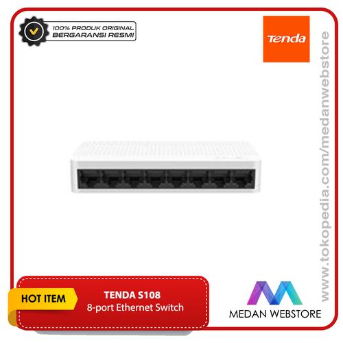 Jual TENDA S108 SWITCH HUB 8 PORT (100Mbps) - Kota Medan - Medan ...