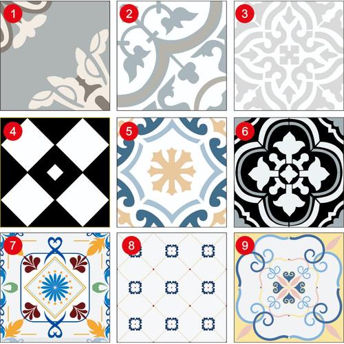 Jual STIKER TEGEL / STICKER LANTAI / KERAMIK Motive 5 - 30x30cm - Kab ...