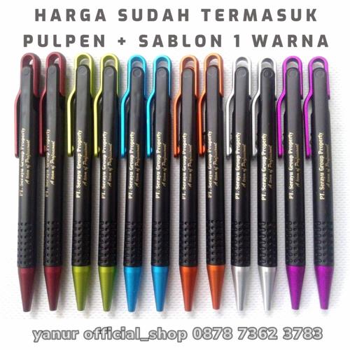 Jual Pulpen custom logo/pulpen promosi/souvenir pulpen sablon/pulpen ...