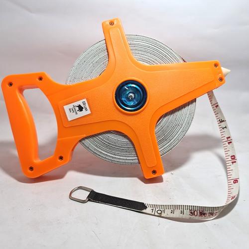 Jual BISON Meteran Rol Tancap 50 M / T Fiber / Alat Ukur Jalan ...