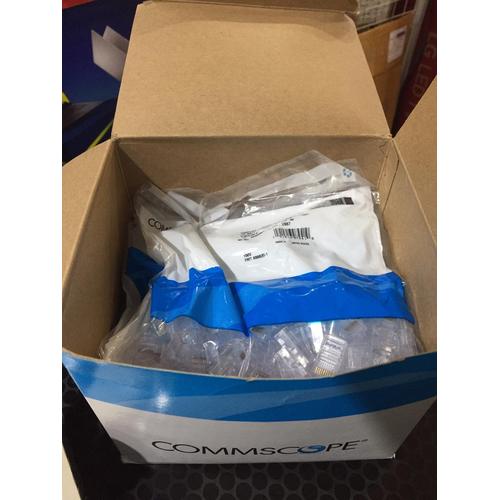 Jual 1 Dus ( 10 Bungkus ) Connector RJ45 AMP cat 5e Original TYCO ...