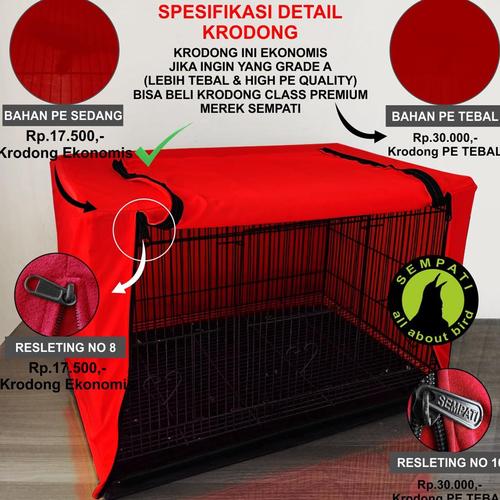 Jual KERODONG KRODONG SANGKAR KANDANG BURUNG TERNAK LOVEBIRD KOTAK ...