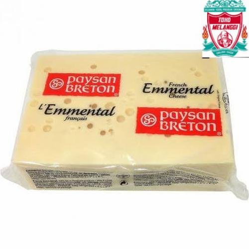 Jual Cheese Emental Ementhal Emmental Emmenthal Block 500 gr | Keju ...