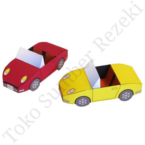 Jual Patrol Car Balap Mobil Convertible 3D Paper Craft Anak Papercraft ...