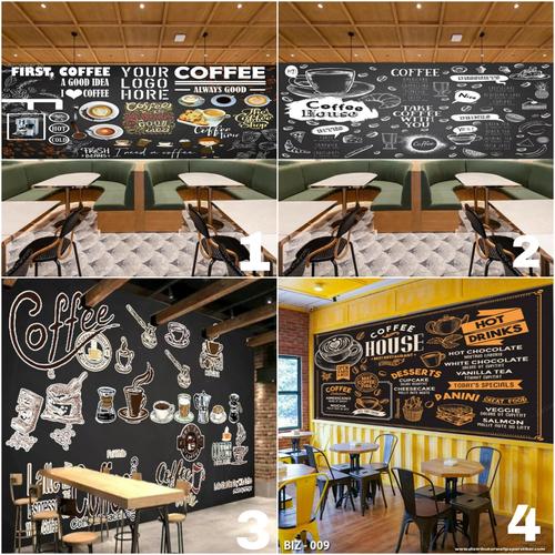 Jual WALLPAPER 3D WALLPAPER CUSTOM DINDING COFFEE SHOP HOUSE - Banner ...