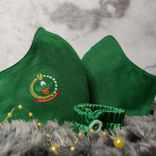 Jual masker PSO Persit premium terlaris - 3D konektor, logo sablon ...