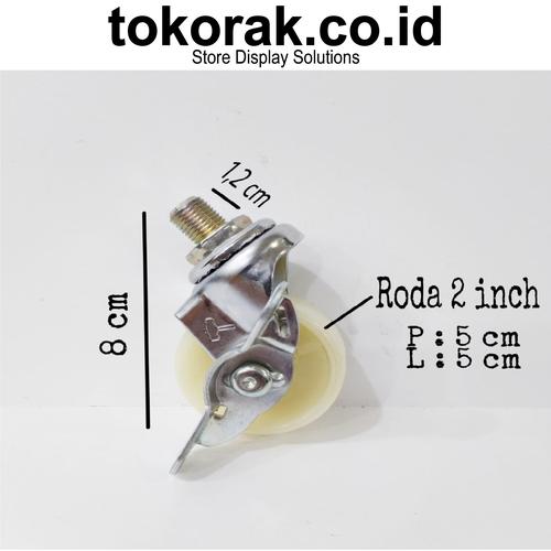 Promo RODA NYLON 2 INCH HAMMER DRAT REM - RODA TROLI - RODA ETALASE ...