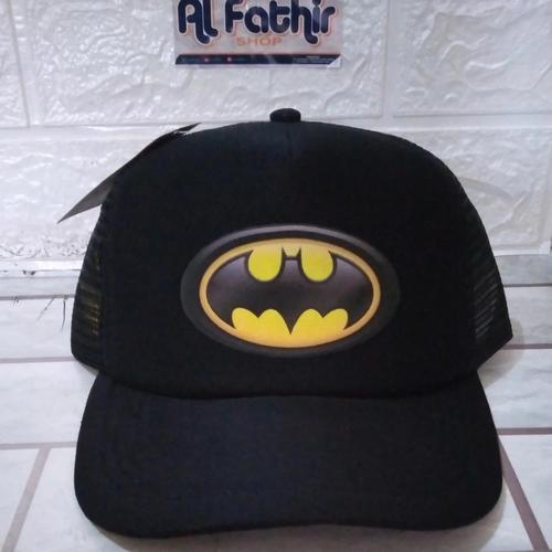 Jual Topi Trucker Hat Jaring - Logo Batman - Hitam - 3g oupague - Kota ...