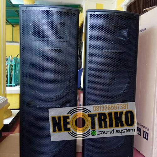 Jual speaker 3 way double 15 inch + tweeter. outdoor sound system ...