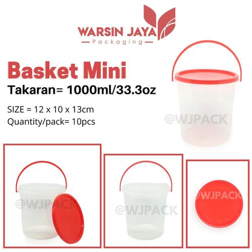 Jual CONTAINER EMBER MINI 1000ML - tutup merah - Jakarta Selatan ...