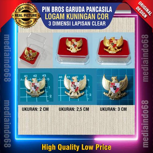 Jual PIN/LENCANA GARUDA PANCASILA KUNINGAN - 2CM - Jakarta Timur ...