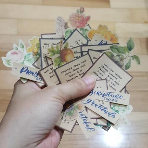 Jual Bible Verse sticker / stiker ayat alkitab utk Bujo, Planner, Diary ...