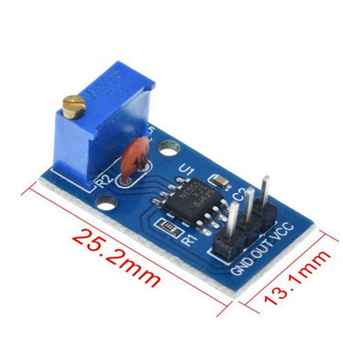 Jual NE555 Adjustable Frequency Pulse Generator Module 5V-12V for ...