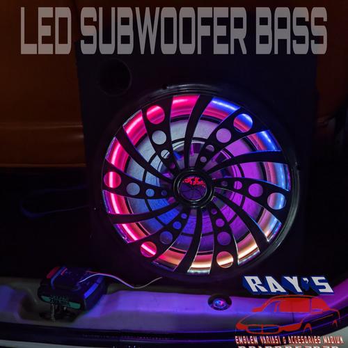 Jual Grill led subwoofer 12" universal untuk audio mobil - LED MERAH ...