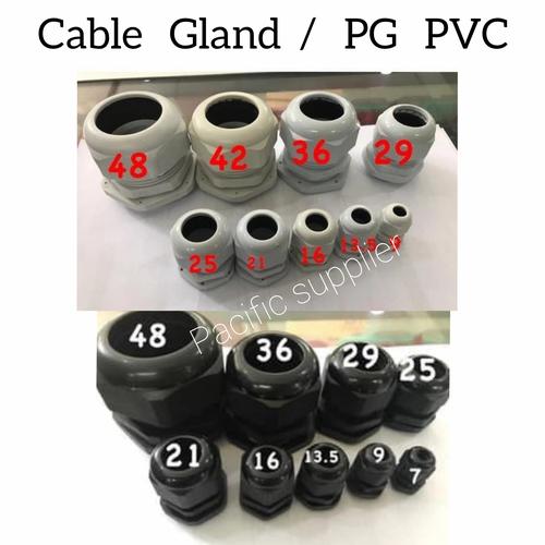 Jual Kabel Gland PVC PG29 PG-29 PG 29/Cable Gland PVC Hitam-Putih ...