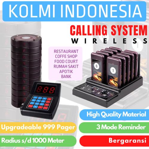 Jual Wireless Calling System - KOLMI Restaurant Pager *T111 - Harga ...