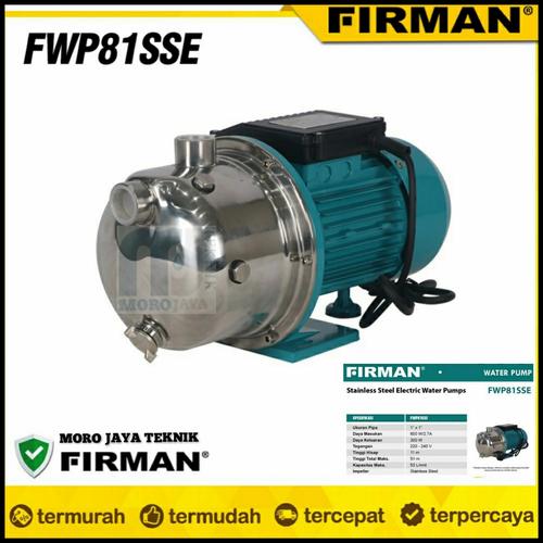 Jual Pompa Air Firman FWP.81SS Pompa Booster Air Isi Ulang Stainless ...