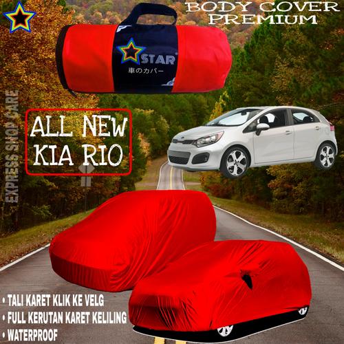 Promo Sarung Mobil ALL NEW KIA RIO Polos MERAH Body Cover New Kia ...