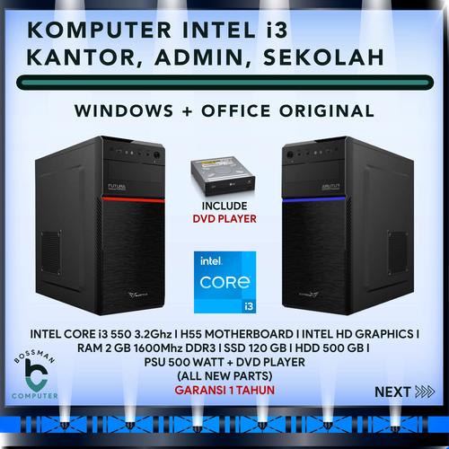 Jual CPU Rakitan Core i3 |RAM 2GB HDD 500GB SSD 120GB| Garansi 1 Tahun ...