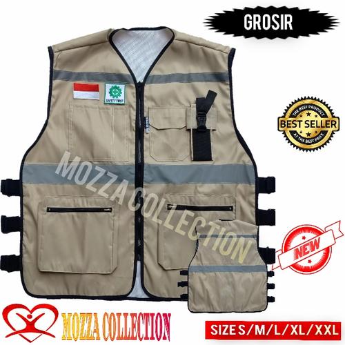 Jual ROMPI SAFETY VEST TASLAN CREAM-ROMPI SAFETY PROYEK-ROMPI WATER ...