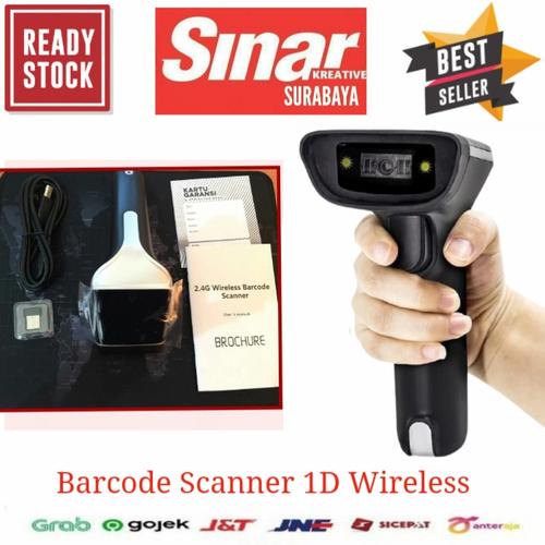 Jual BARCODE SCANNER 1D WIRELESS 6808CD - HANDLED AUTOSENSE SCAN - Kota ...