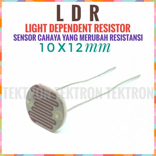 Jual LDR Sensor Cahaya 12mm Besar Light Dependent Resistor 12x10mm Big ...