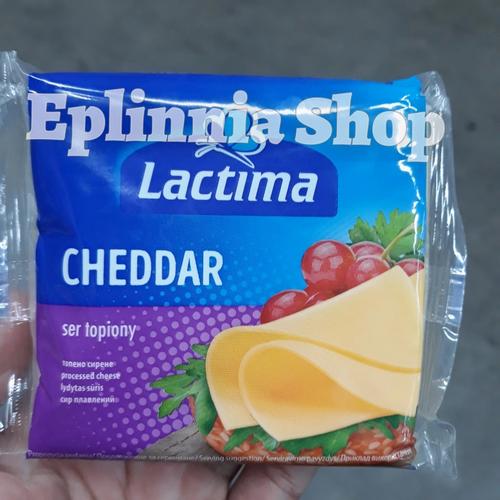 Jual Lactima Cheese Cheddar Slice 130 gr - Keju Cheddar Olahan ...