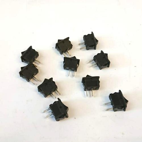 Jual Rocker switch kecil mini 2 Pin/Switch karoke 2 pin super mini on ...