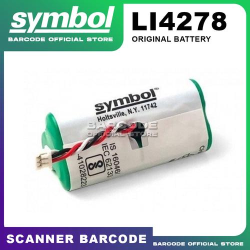 Jual Battery Baterai Scanner Barcode Symbol Zebra Motorola LI4278 LI ...