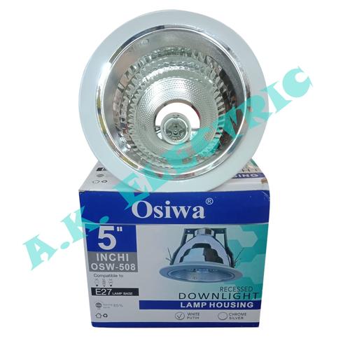 Jual FITTING / KAP LAMPU DOWNLIGHT TANAM OSIWA 5 INCH PUTIH - Jakarta ...