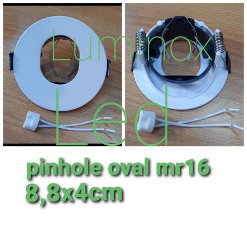 Jual downlight halogen mr16 pinhole oval spotlight tembak mr16 kosongan ...