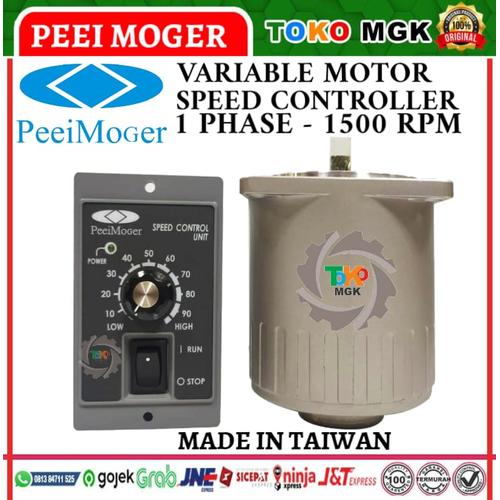 Jual PEEI MOGER M-5IK40N-CV VARIABLE SPEED MOTOR 1PHASE/4POLE/220V/40W ...