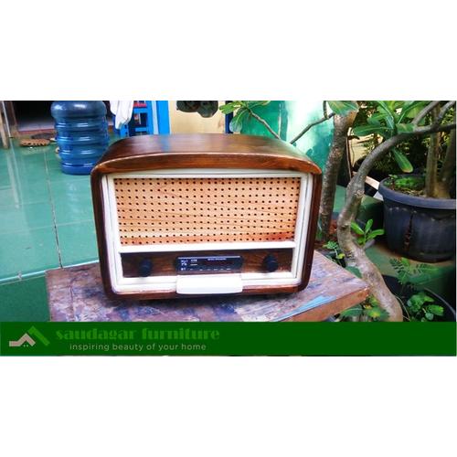 Jual Radio Kayu digital desain antik dan klasik bisa USB, MP3 LINE IN ...