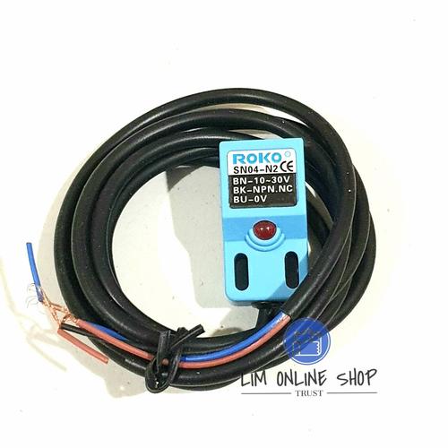 Jual ROKO SN04-P2 SN04-N2 Sensor Proximty Metal Logam PNP NPN Sensor ...